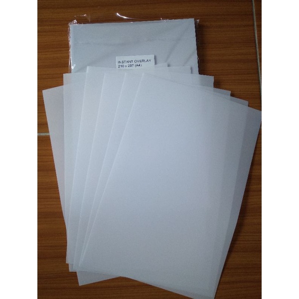 Jual Kertas Instan Overlay Satuan untuk inkjet | Kertas cetak id card ...
