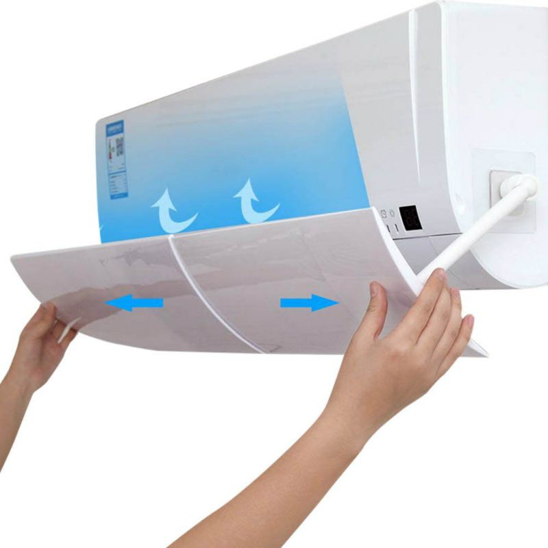 Jual Cover Angin AC Adjustable Air Conditioner Windshield Deflector 56 ...