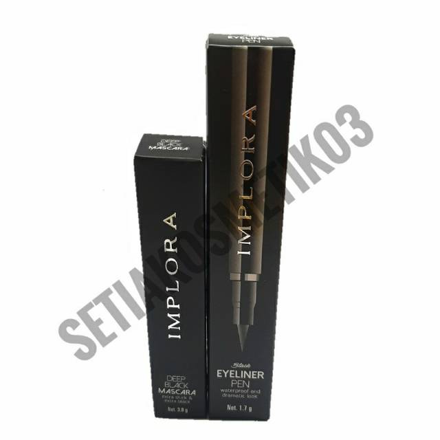 Jual MASCARA DAN EYELINER IMPLORA ECER | Shopee Indonesia