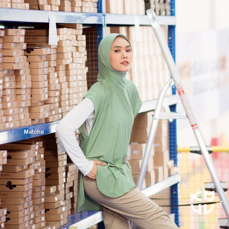 Jual Koyu Hijab Rompi Instan Jersey Sporty Full Farla Hot Item | Shopee ...