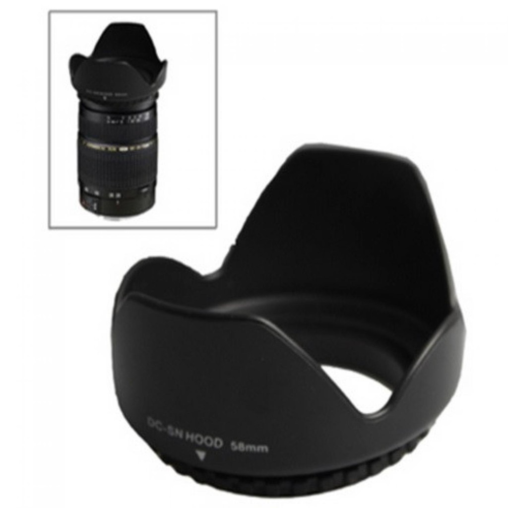 Jual Ikacha Lens Hood for Cameras 58mm (Screw Mount) - EW-73B ( Mughnii ...