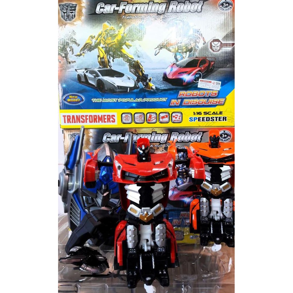 Jual R/C Robot Transformer Car Transform Robot Remote Control | Shopee ...