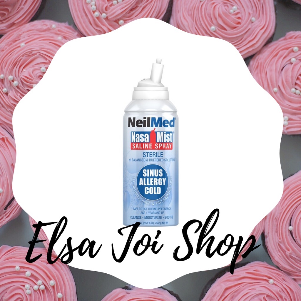 Jual Neilmed Nasa Mist Saline Spray Strerile Sinus Allergy Cold - 75,2 ...