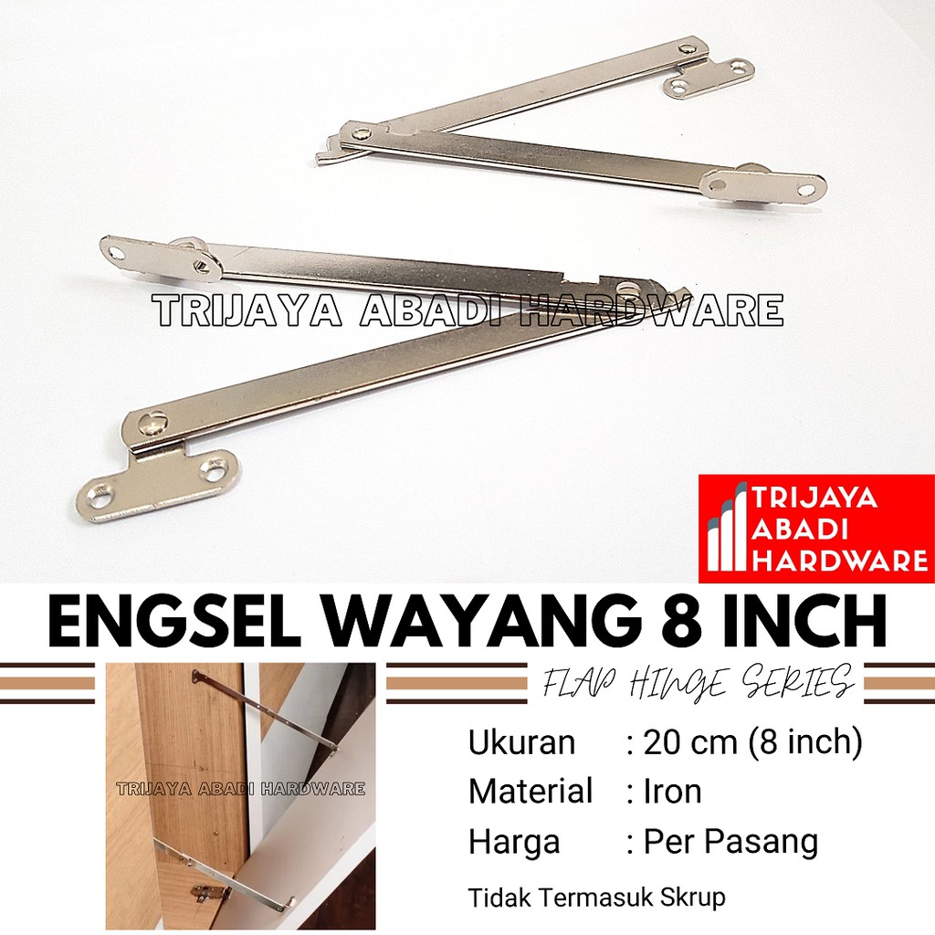 Jual Engsel Wayang 8 inch Engsel Salon 20 cm Flap Hinge - Engsel Pintu ...