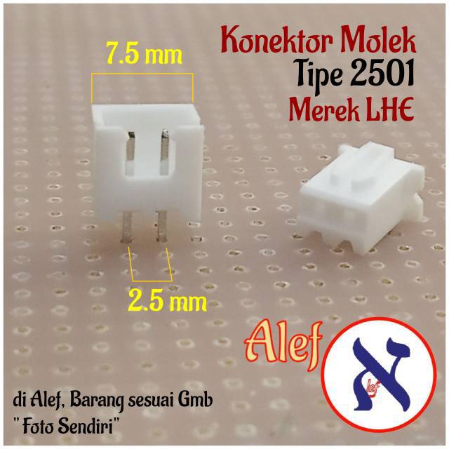 Jual 10Pasang Socket soket Konektor Molek 2 Pin pitch 2.5 | Shopee Indonesia