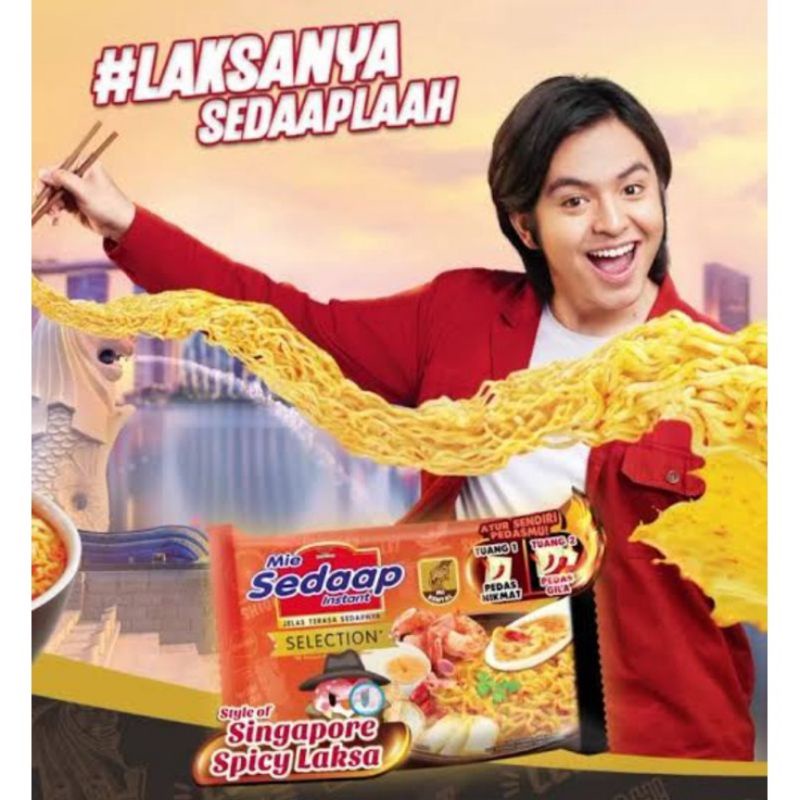 Jual mie sedaap Singapore spicy Laksa 83 gr | Shopee Indonesia