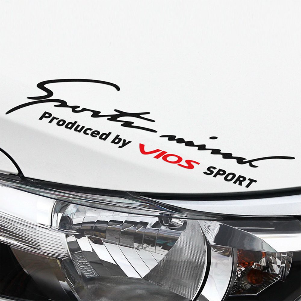 Jual promo stiker mobil cutting stiker kap mobil stiker sportmint vios ...