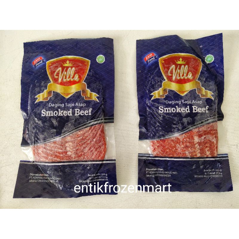 Jual Kemfood Villa Smoked Beef / Daging Sapi Asap 225gr | Shopee Indonesia
