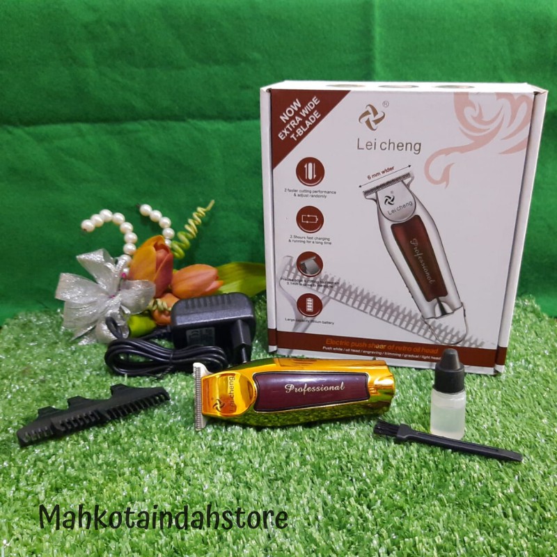 Jual LEI CHENG PROFESSIONAL HAIR CUT EXTRA WIDE T BLADE | Shopee Indonesia