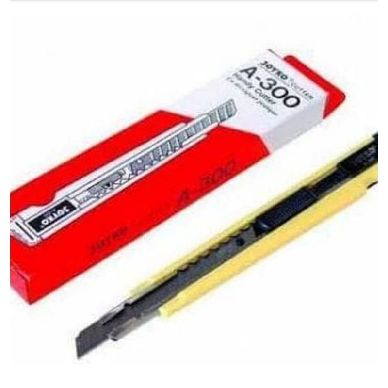 Jual Pisau cutter kecil joyko A 300 alat potong pemotong kertas joyco ...