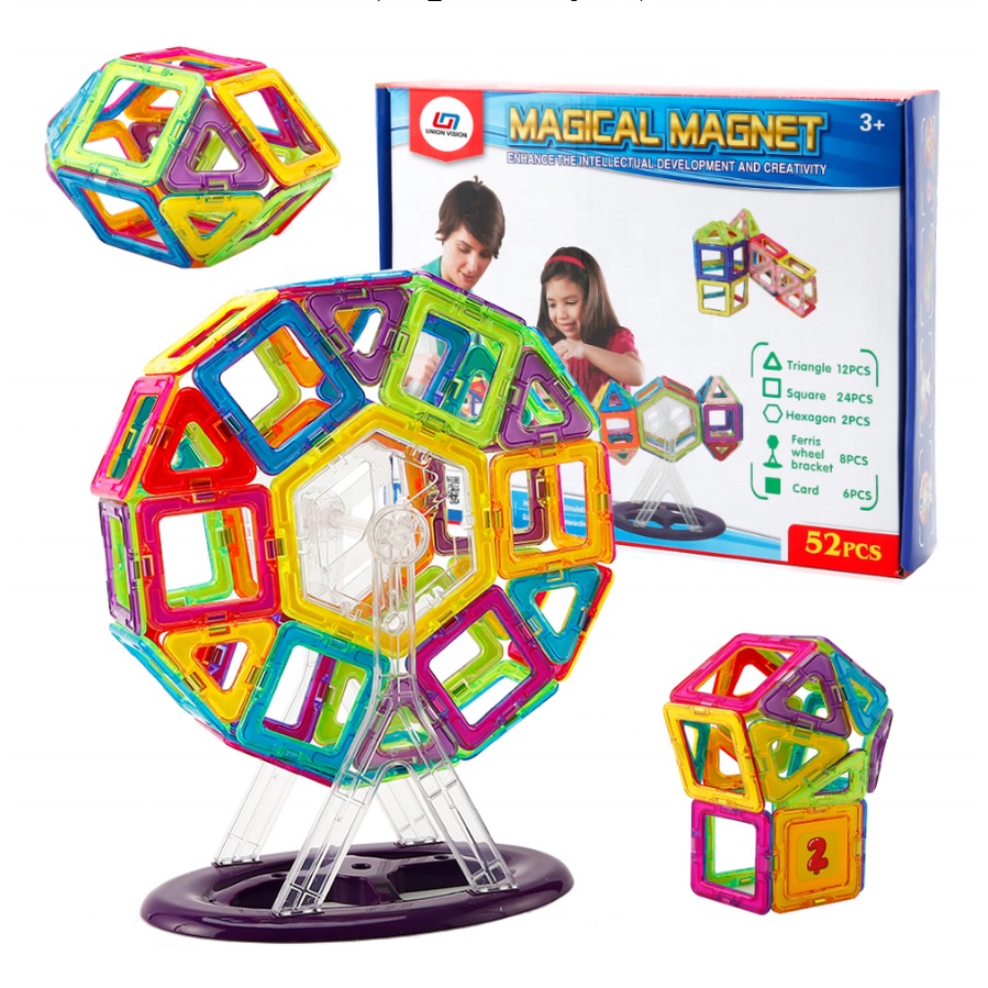 Jual Mainan anak edukasi - magnetic tiles building - mainan magnet ...