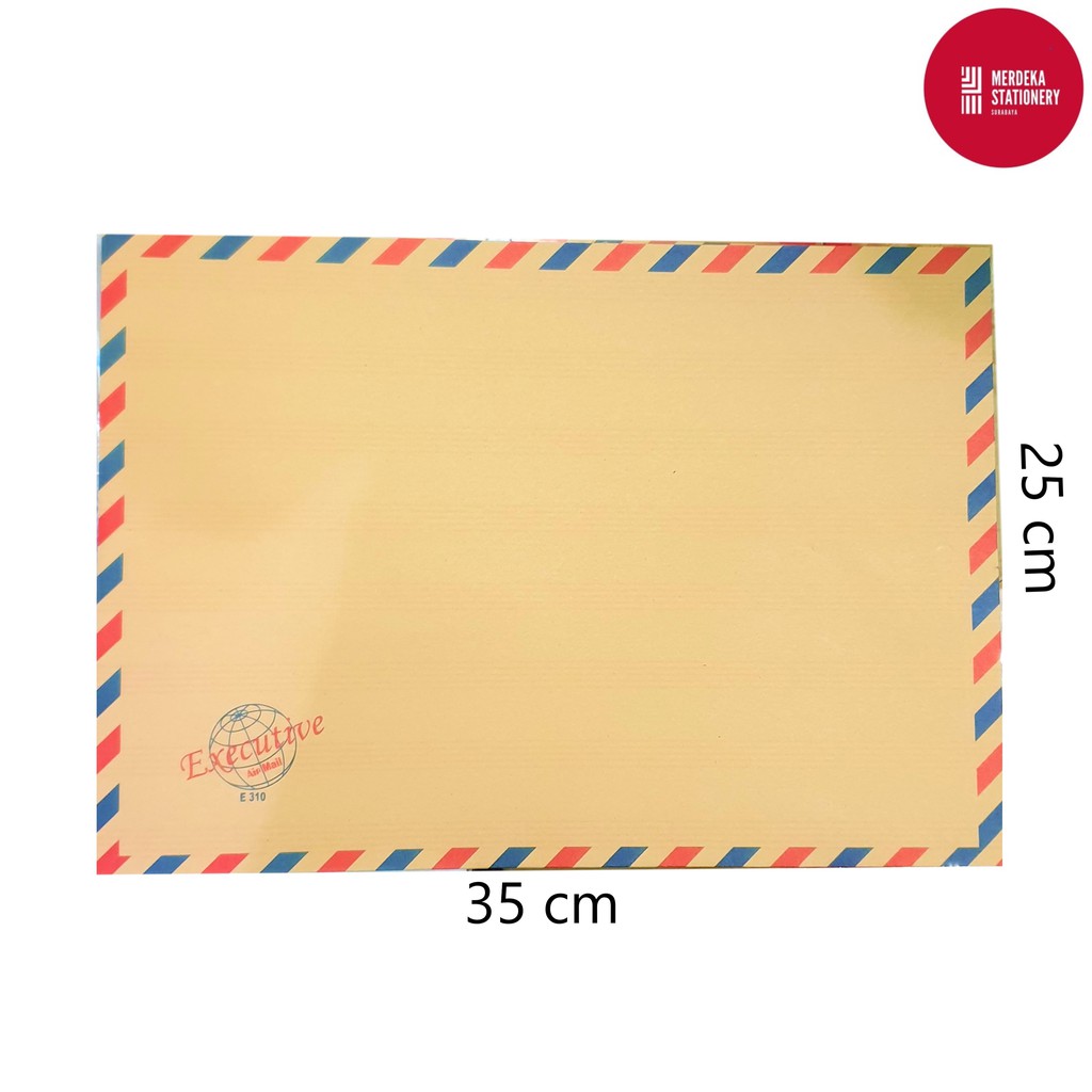 Jual (10 Lembar)Amplop/Envelope/Surat Coklat Airmail/Air Mail Executive ...