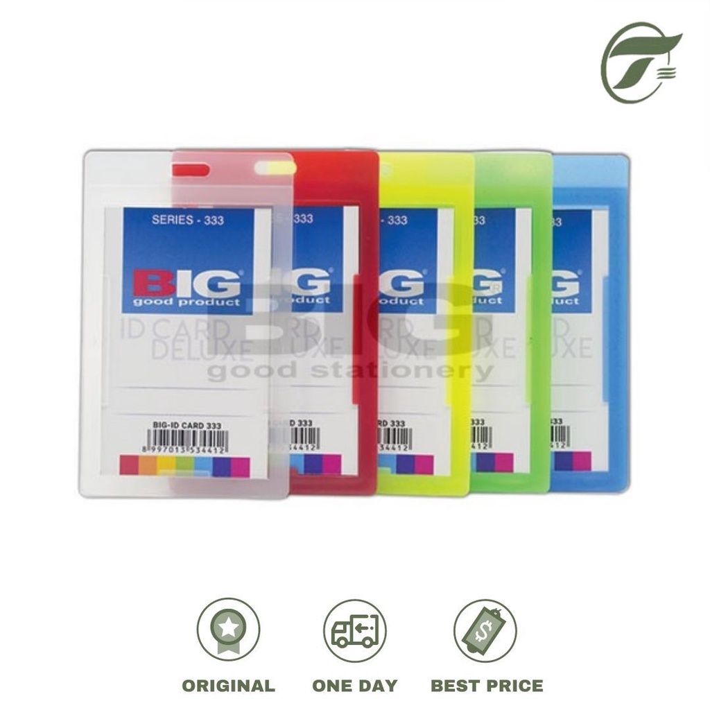 Jual ID CARD LUX FLUORESCENT 333 BIRU/HIJAU/KUNING BIG | Shopee Indonesia