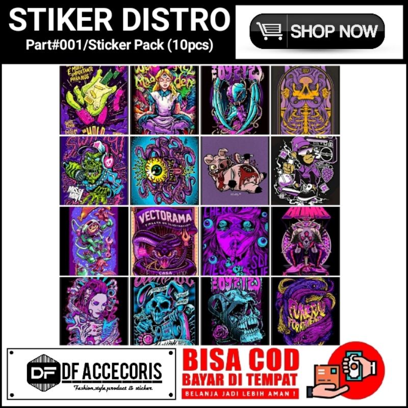 Jual Stiker Distro Part#001/VECTORAMA/BOMB/On Hold | Shopee Indonesia