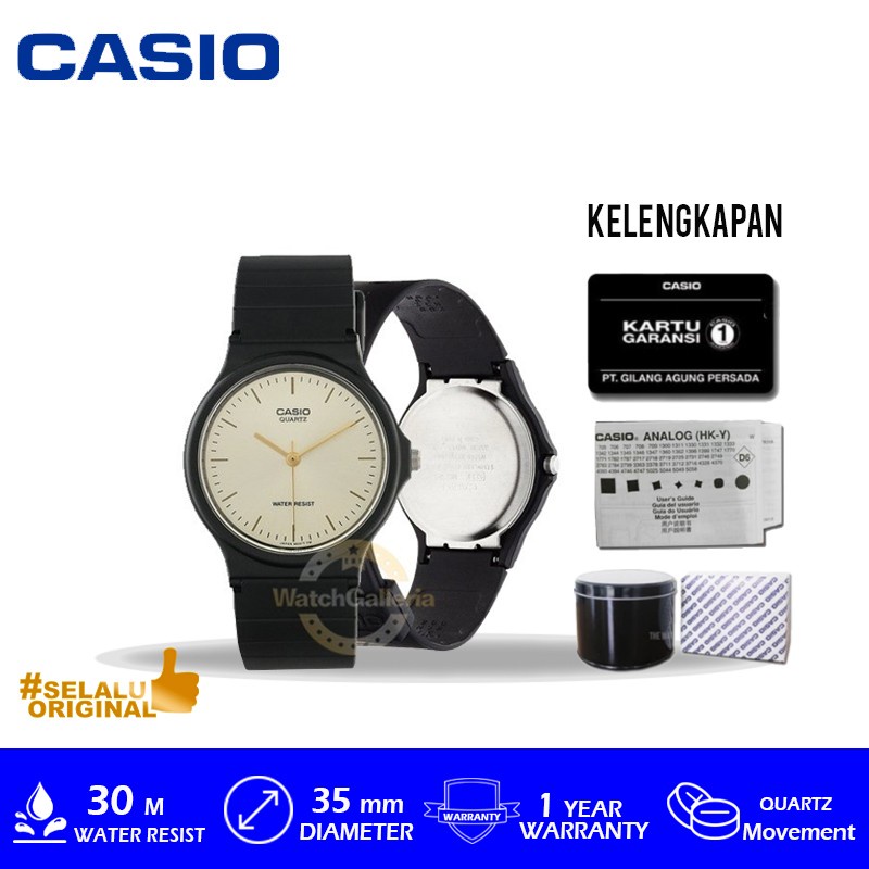 Jual Jam Tangan Casio MQ-24-9ELDF With BOX Kaleng Bergaransi Resmi | Shopee Indonesia