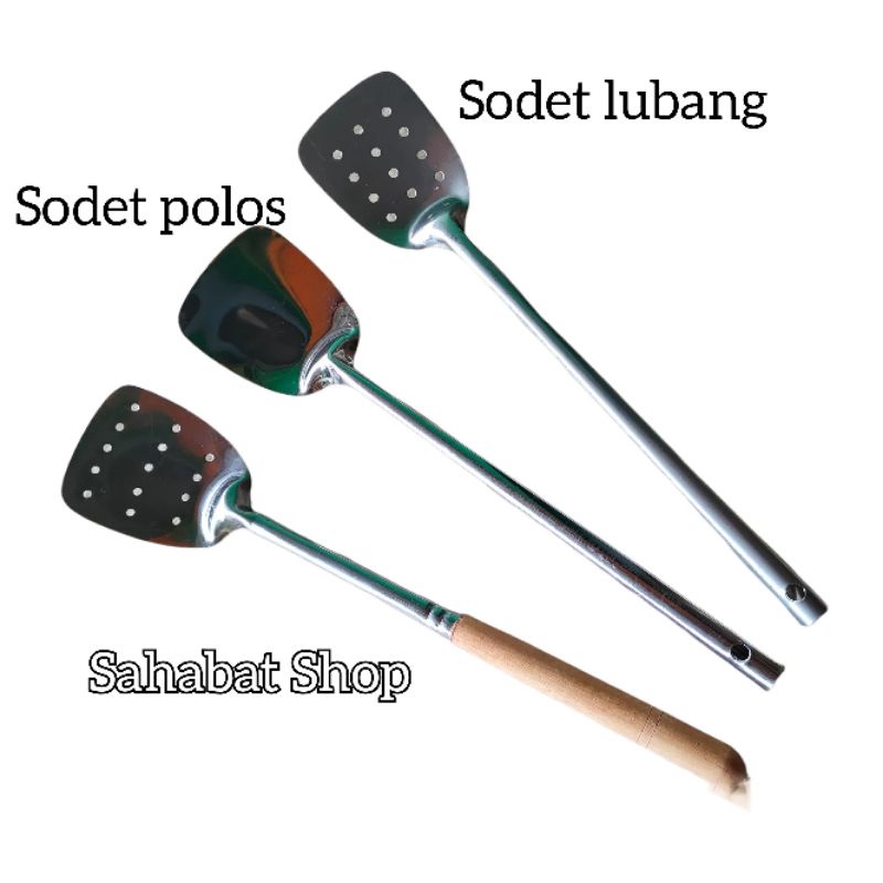 Jual SODET SPATULA STAINLESS / SODET MASAK SERBAGUNA LUBANG - BUNTU ...