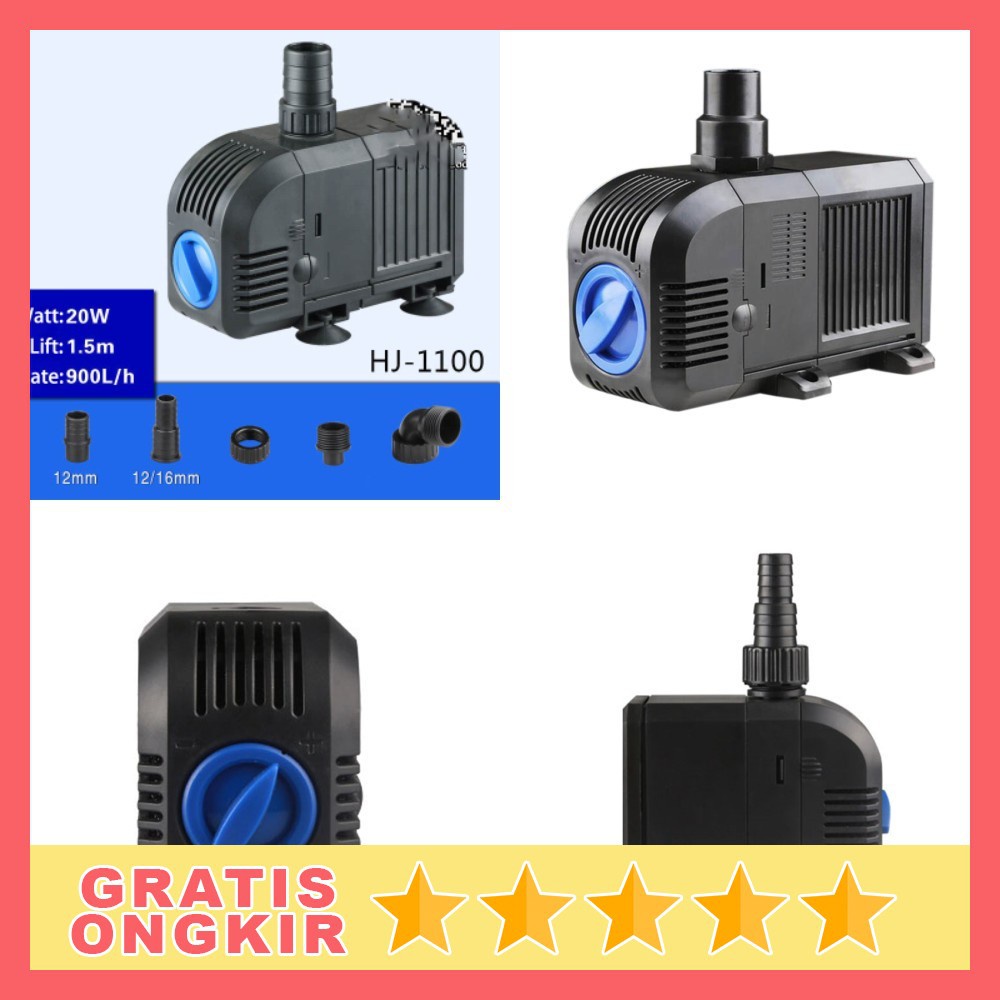 Jual Pompa Air Aquarium Akuarium Ikan Quiet Submersible Pump Fish Tank ...