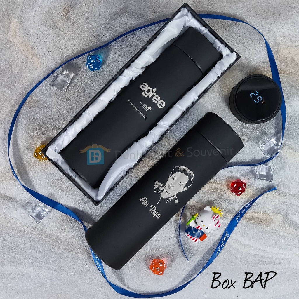 Jual Tumbler CUSTOM ~ Tumbler LED SUHU + BOX EKSKLUSIF + CUSTOM NAMA ...