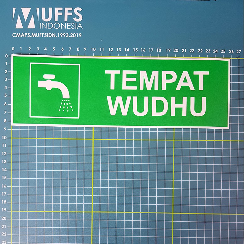 Jual STIKER STICKER TEMPEL TEMPAT WUDHU PRIA WANITA DILARANG KENCING ...