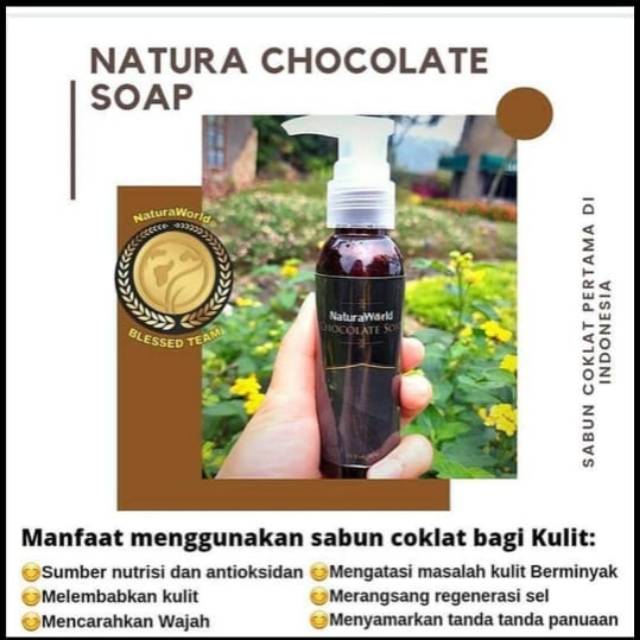 Jual Natura Chocolate Soap - sabun coklat pertama di Indonesia ...