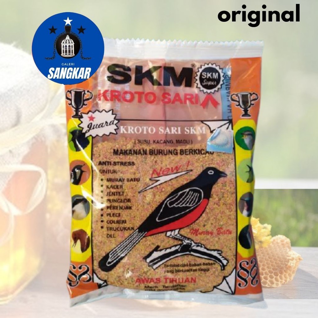 Jual PAKAN BURUNG SKM SARI KROTO VOER PUR PAKAN BURUNG MURAI KACER ...