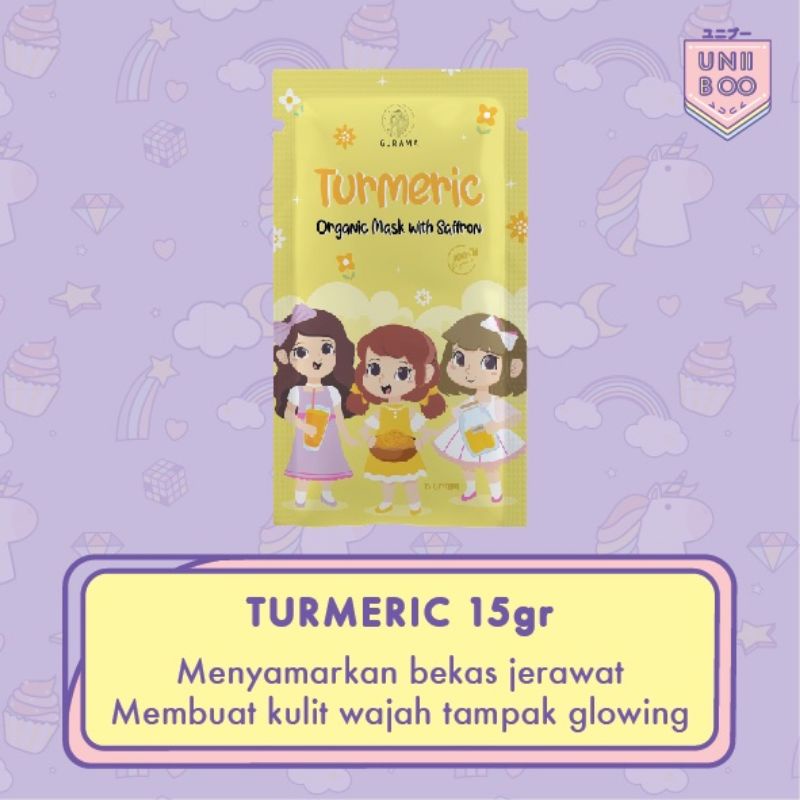 Jual [kadomu_kadoku] Gurama Masker Safron Masker Wash off (15gr ...
