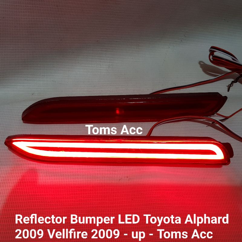 Jual Lampu LED Bumper Lamp Toyota Alphard Vellfire 2009 2016 Lexus ...