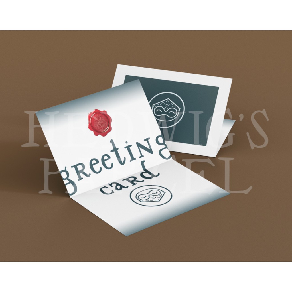 Jual [PRE-ORDER] Greeting Card (FULLY CUSTOMISED DESIGN by Hedwig's ...
