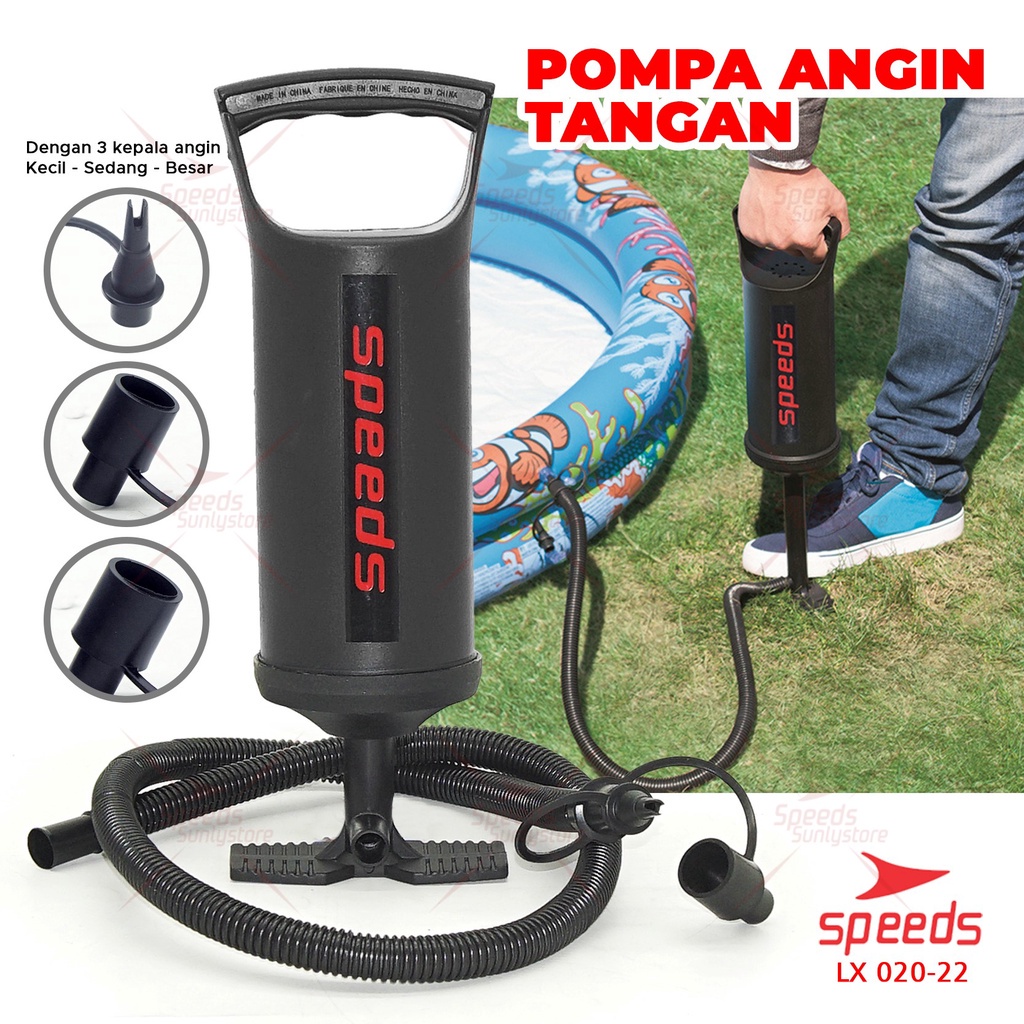 Jual Pompa Angin Manual Air Pump Multifungsi Bisa Untuk Kasur Bola ...
