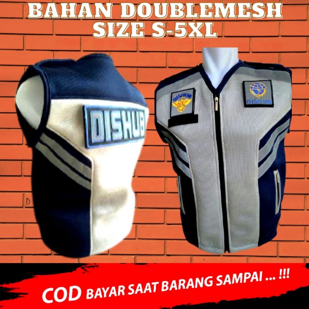 Jual Rompi Dishub Terbaru | Rompi Dinas Perhubungan Terbaru | Rompi Dishub Tebal | DOUBLE MESH ...
