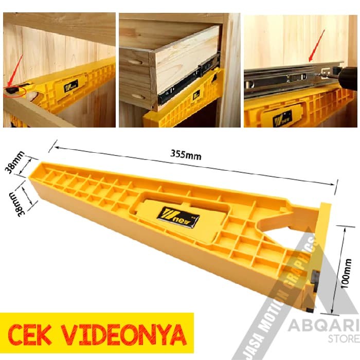 Jual f20b11g Rel Laci / Drawer Jig / Drawer Rails / Mounting Tool ...
