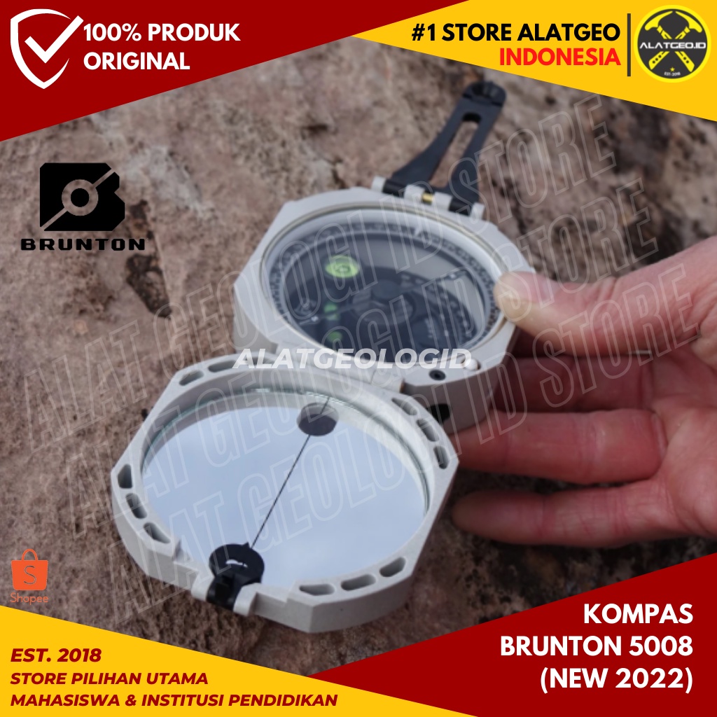 Jual Kompas Geologi Brunton 5008 ORIGINAL | Shopee Indonesia