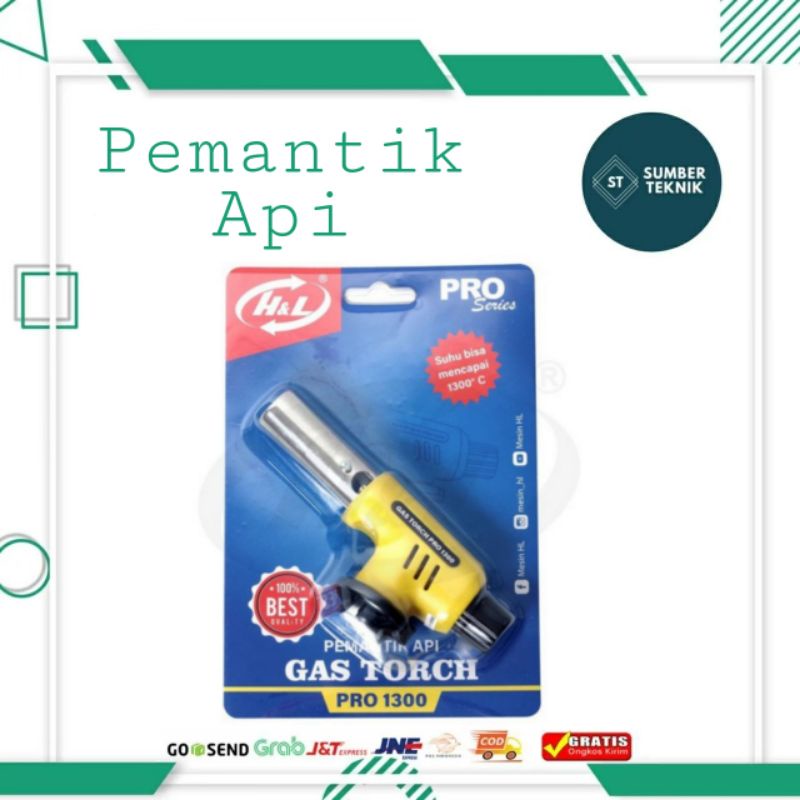 Jual Pemantik Api Tombol / HL Pro 1300 Gas Torch Button | Shopee Indonesia