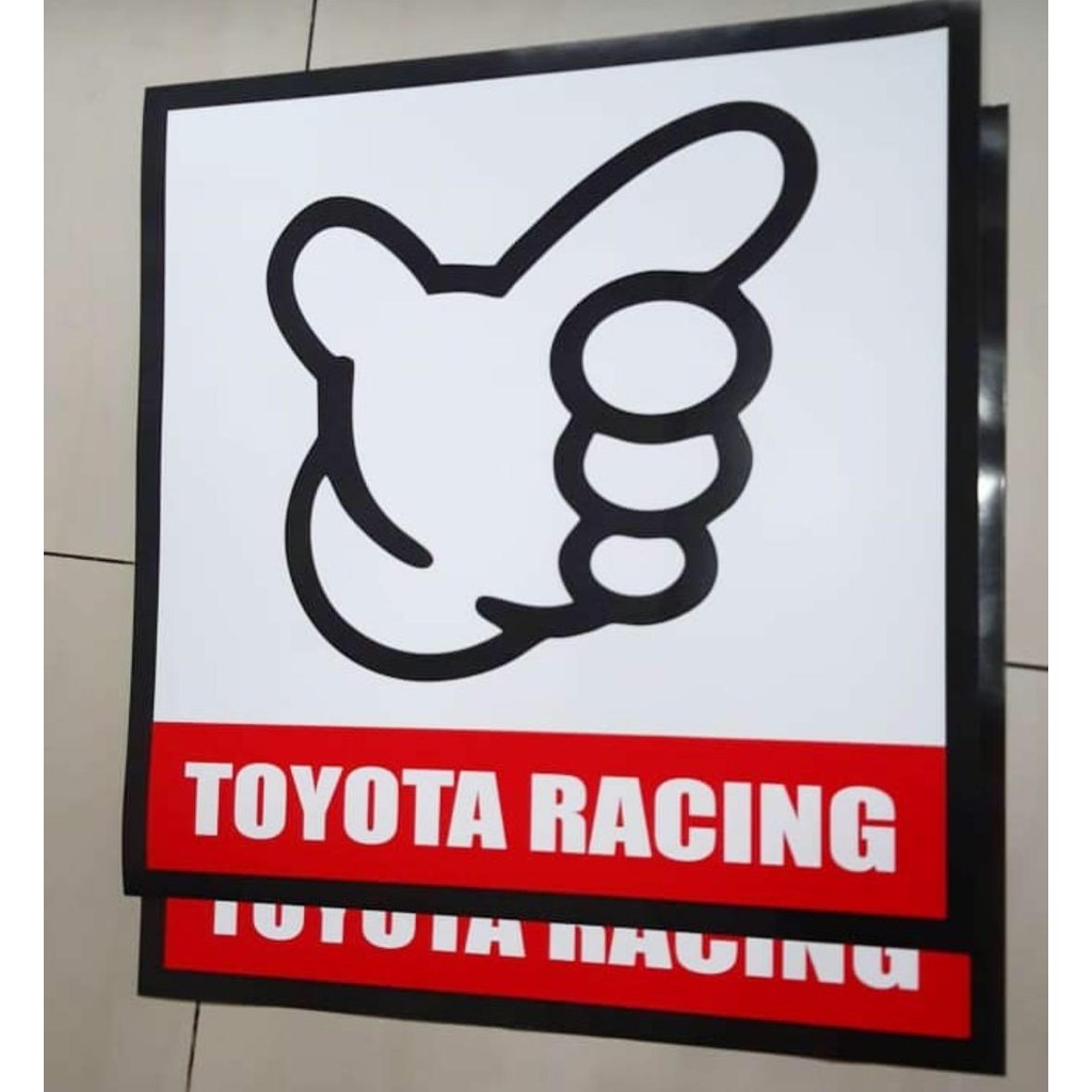 Jual Sticker JDM Pintu TOYOTA RACING | Shopee Indonesia
