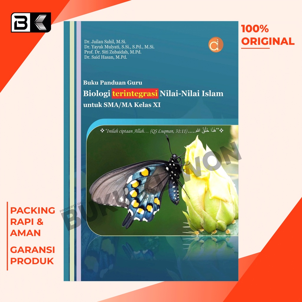 Jual Buku Panduan Guru Biologi Terintegrasi Nilai-Nilai Islam Untuk SMA ...