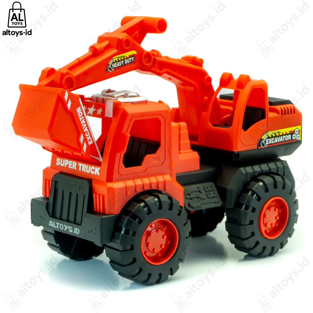 Jual Mobil Truk Excavator Truk derek Traktor Mainan Anak / Mainan ...
