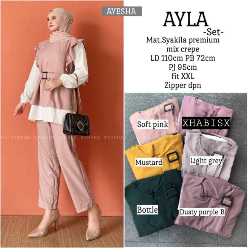 Jual Ayla set / Ringga set / setcel / one set / Hayva set / Syana Set ...