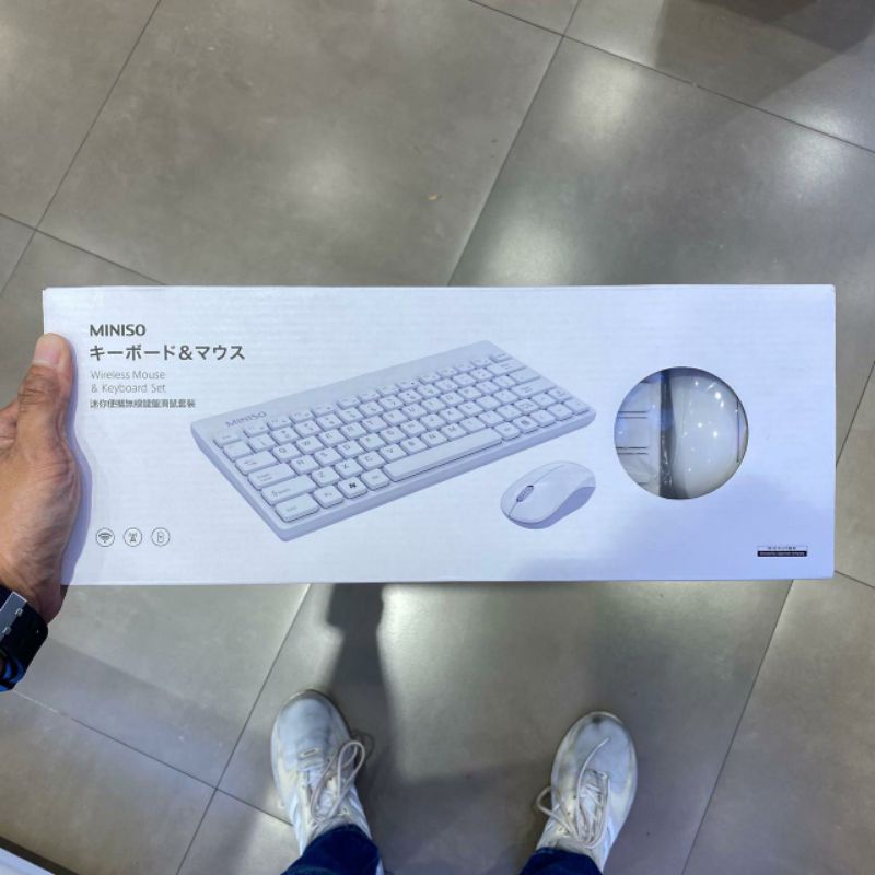 Jual Miniso Wireless Mouse and Keyboard Set | Shopee Indonesia