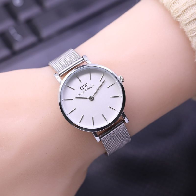 Jual Jam Tangan Pria Wanita Rantai Pasir Stainless Mewah Fashion Unisex ...