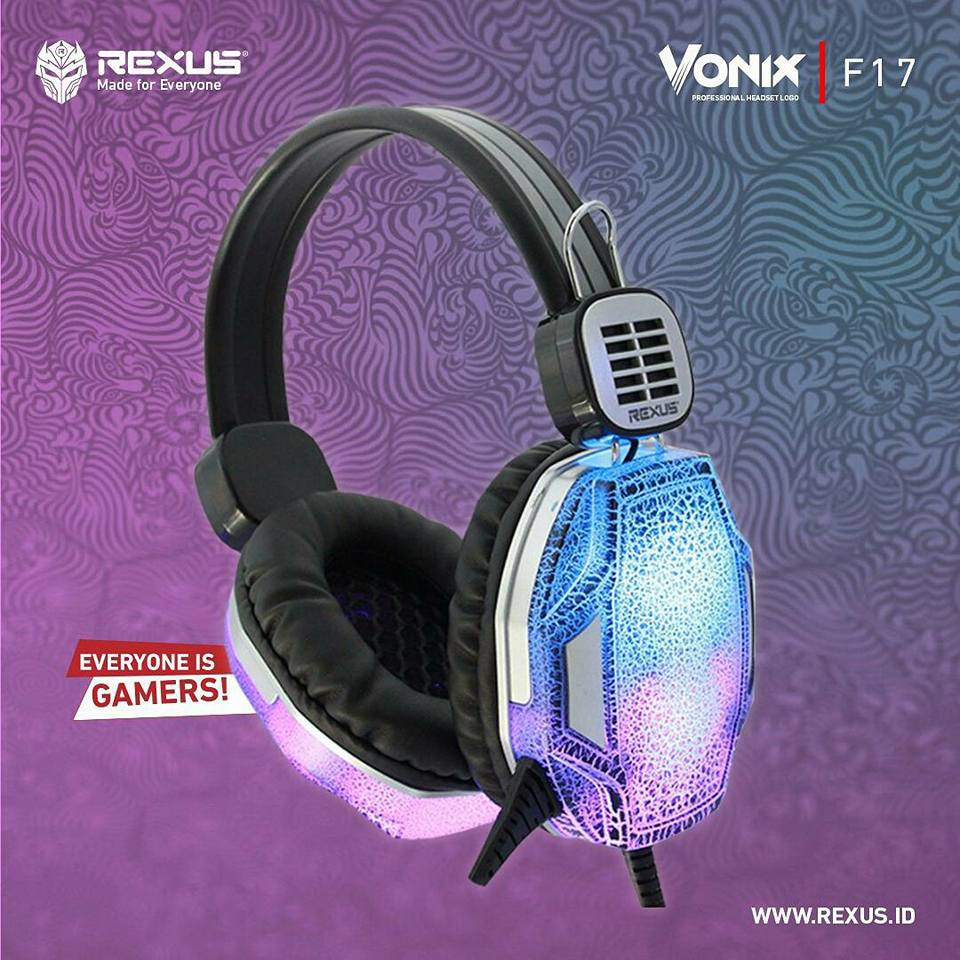 Jual REXUS VONIX F17 | GAMING HEADSET | Shopee Indonesia