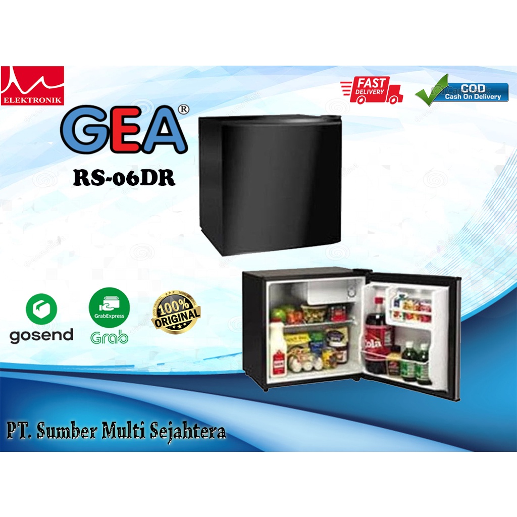Jual Mini Bar Gea RS06DR Kulkas Portable Gea RS 06DR Khusus GOSEND/GRAB ...