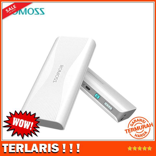 Jual ROMOSS SENSE 4+ POWER BANK 2 PORT USB TYPE C 10000MAH QC 3.0 (ORI ...