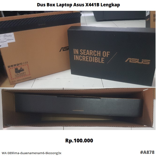 Jual Dus Box Laptop Asus X441B #A878 | Shopee Indonesia