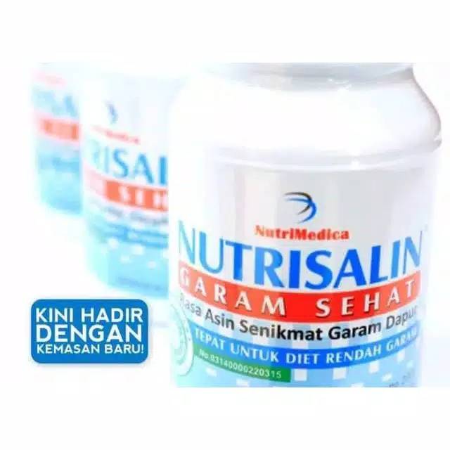 Jual Nutrisalin garam diet 200 gram rendah natrium garam dapur | Shopee ...