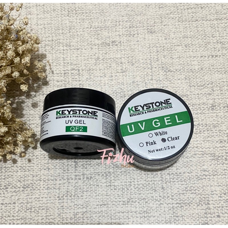 Jual KEYSTONE uv clear gel extension nail / builder gel nailart / clear ...