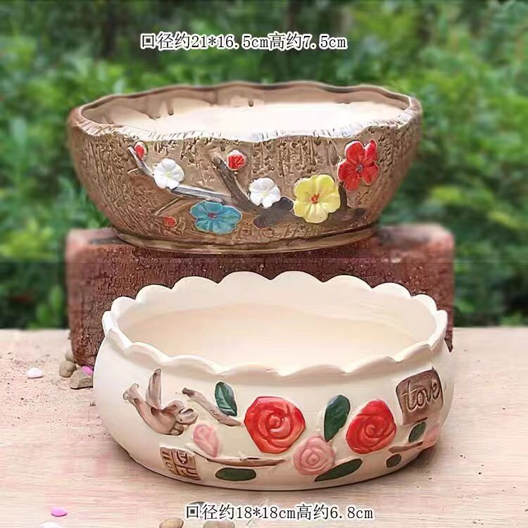 Jual Pot Bunga Medium Nature Themed Pot (1) | Shopee Indonesia