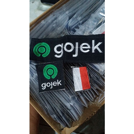 Jual logo go jek bordir 1 set 3mcm sesuai difoto realpic | Shopee Indonesia