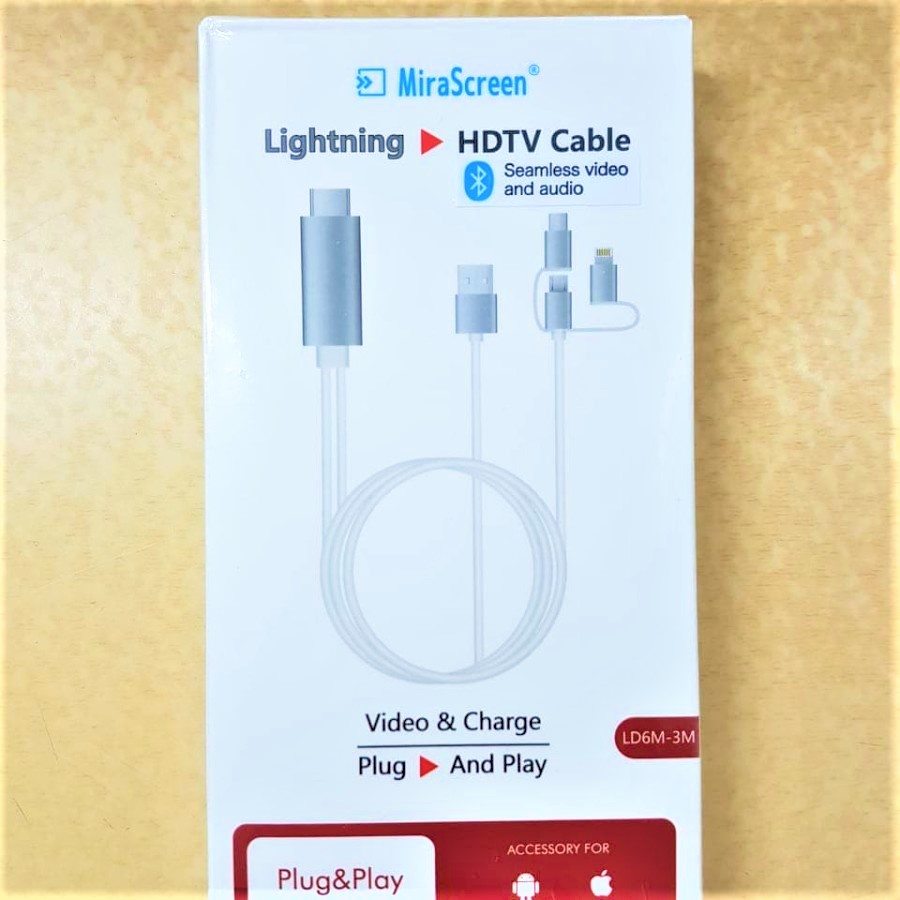 Jual Kabel STREAMING TV OBS Laptop MIRASCREEN HDTV to HDM1 Hp Ke Tv ...