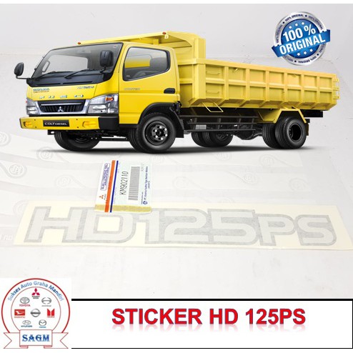 Jual STIKER LOGO TULISAN HD125PS STICKER LABEL CANTER 125PS | Shopee ...