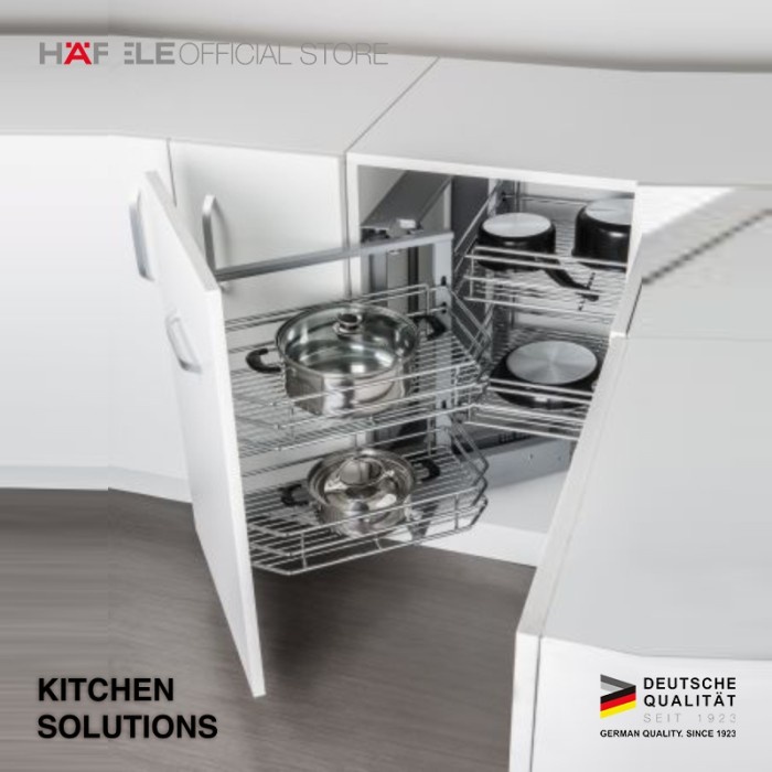 Jual Hafele Florence Magic Corner Rak Sudut Dapur Series Bukaan Kiri LH ...